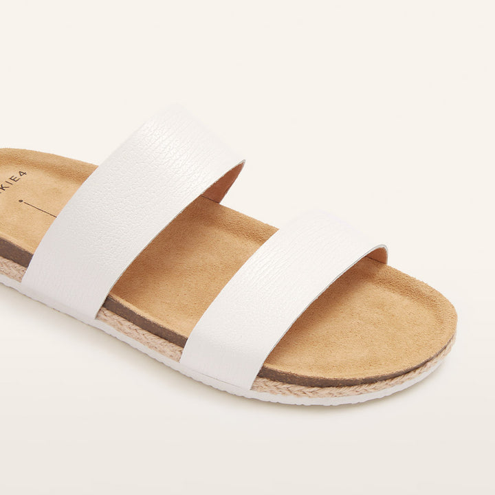 Maria III White Grain Slide | FRANKIE4