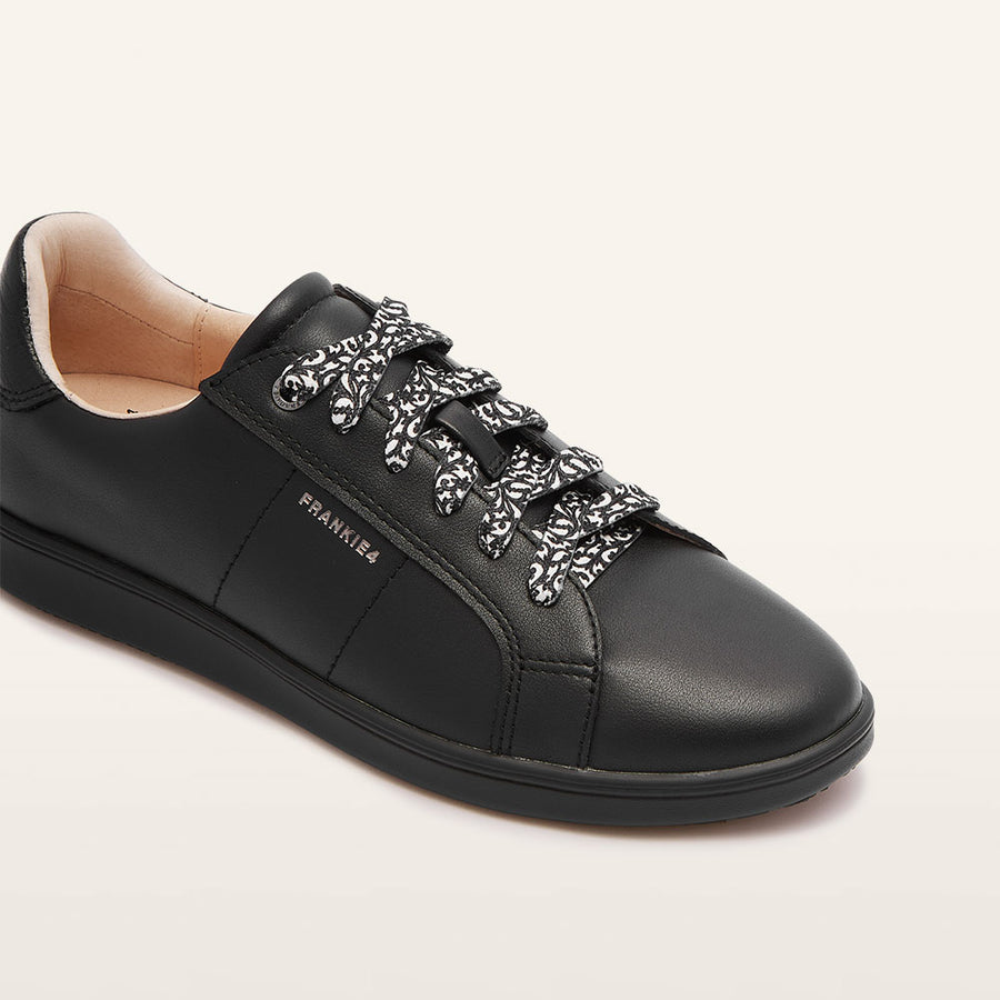 Jackie V Black/Black Women's Sneaker | FRANKIE4