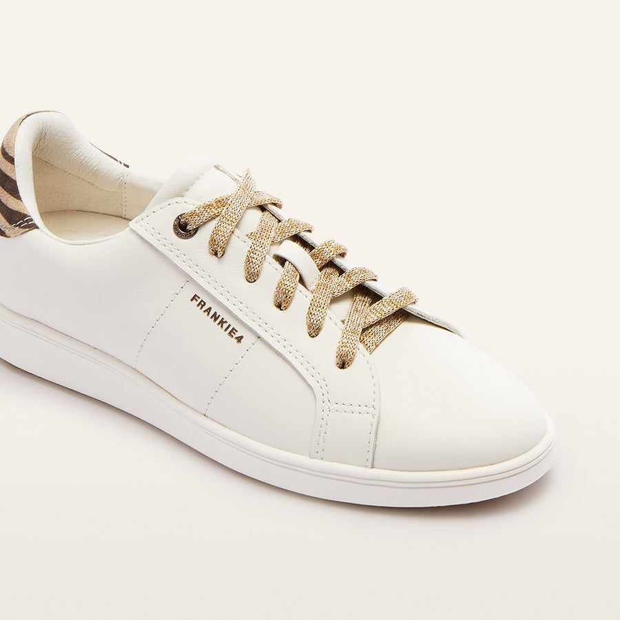 Jackie V Chalk/Zebra Print Women's Sneaker | FRANKIE4