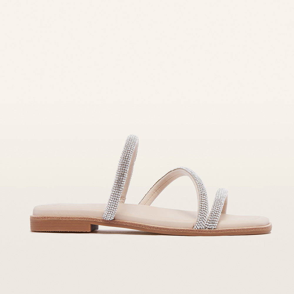 Remy Light Blush Crystal Women's Slide | FRANKIE4