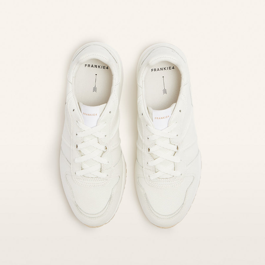 Raider White Tumbled Women's Sneaker | FRANKIE4