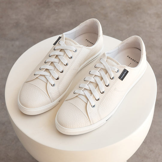 Nat III Cream Tumbled Women's Sneaker | FRANKIE4