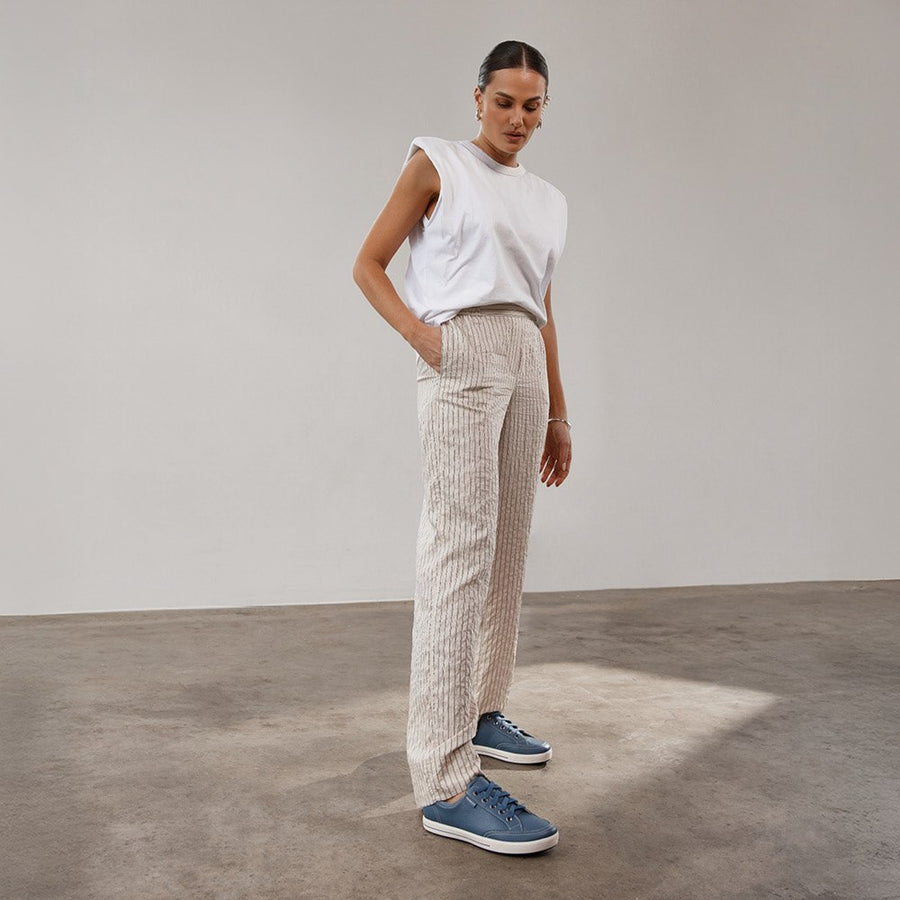 Ellie V Denim Tumbled Women's Sneaker | FRANKIE4