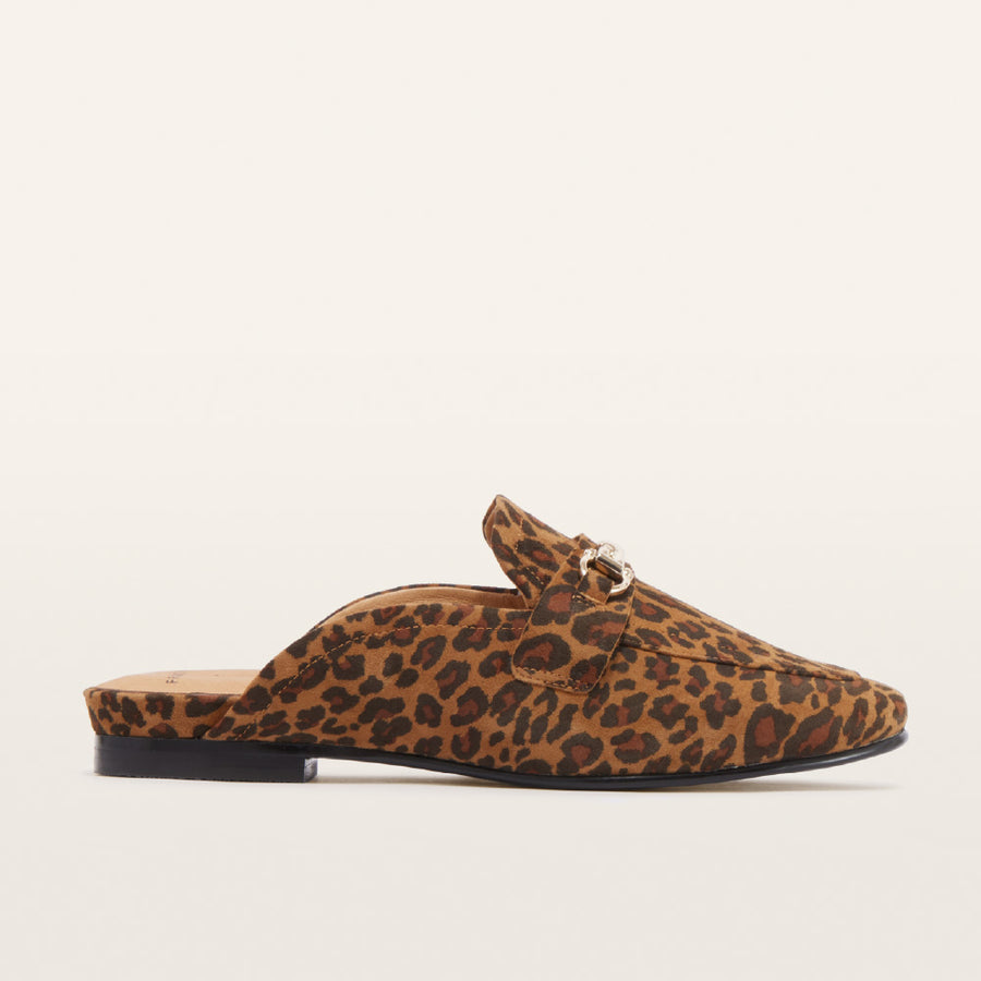 Grace Leopard Print Suede Women's Dress Flat | FRANKIE4
