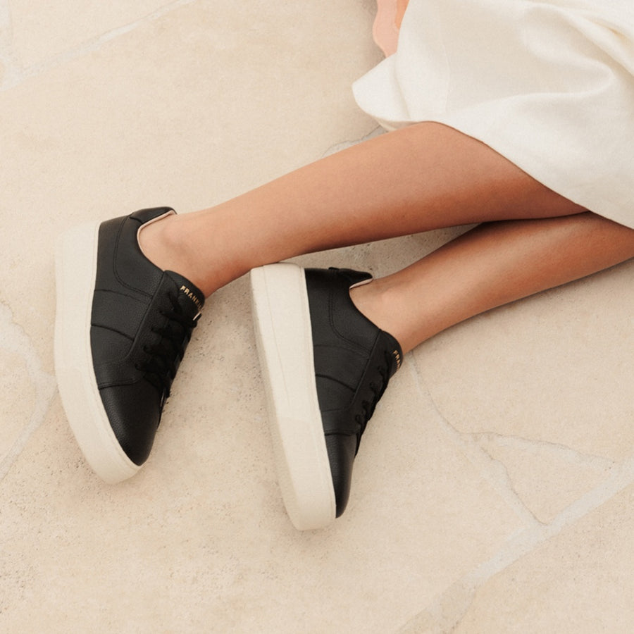 Riley Black Tumbled Women's Sneaker | FRANKIE4